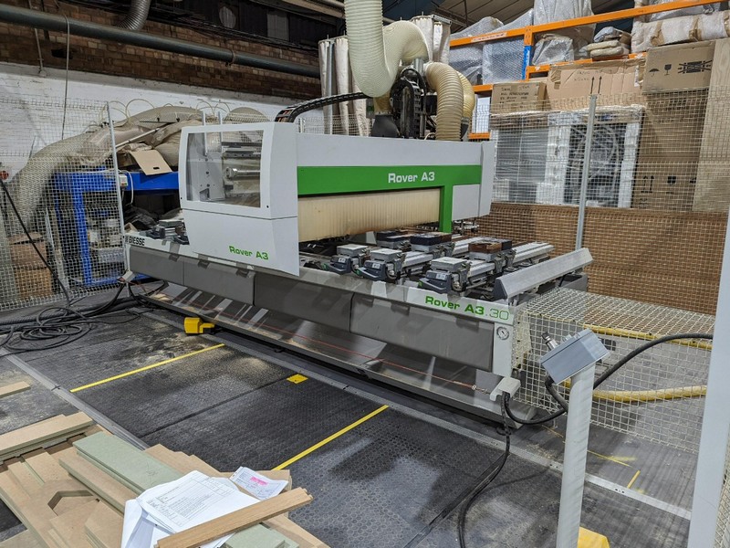 Woodworking Machinery Auction to include Biesse Rover CNC Router ...